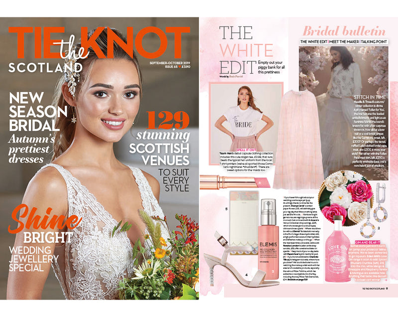 Tie the Knot Scotland magazine-September-October 2019 – H.AZEEM London
